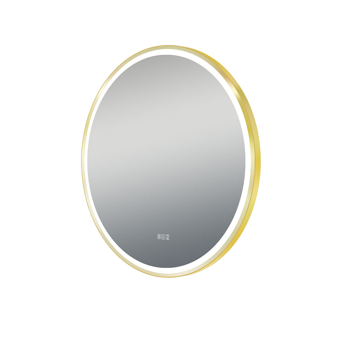 36" LED Madelyn Round Mirror (Brushed Gold)
