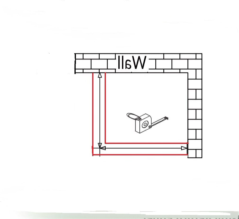 3PC Miko Hinge On Wall w/ Return Panel (Hinge Series E) (Brushed Gold)