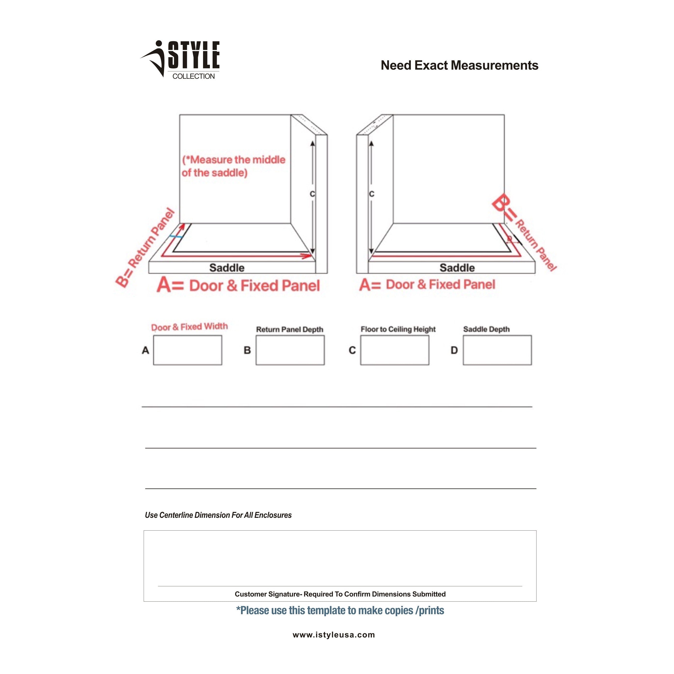 3PC Miko Hinge On Wall w/ Return Panel (Hinge Series E) (Chrome)